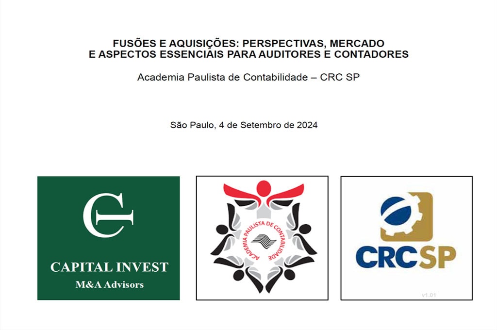 CRC-SP: M&A para auditores e contadores. SP 2024